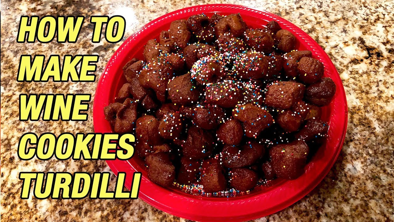 How to Make Wine Cookies (Turdilli) - Italian Food