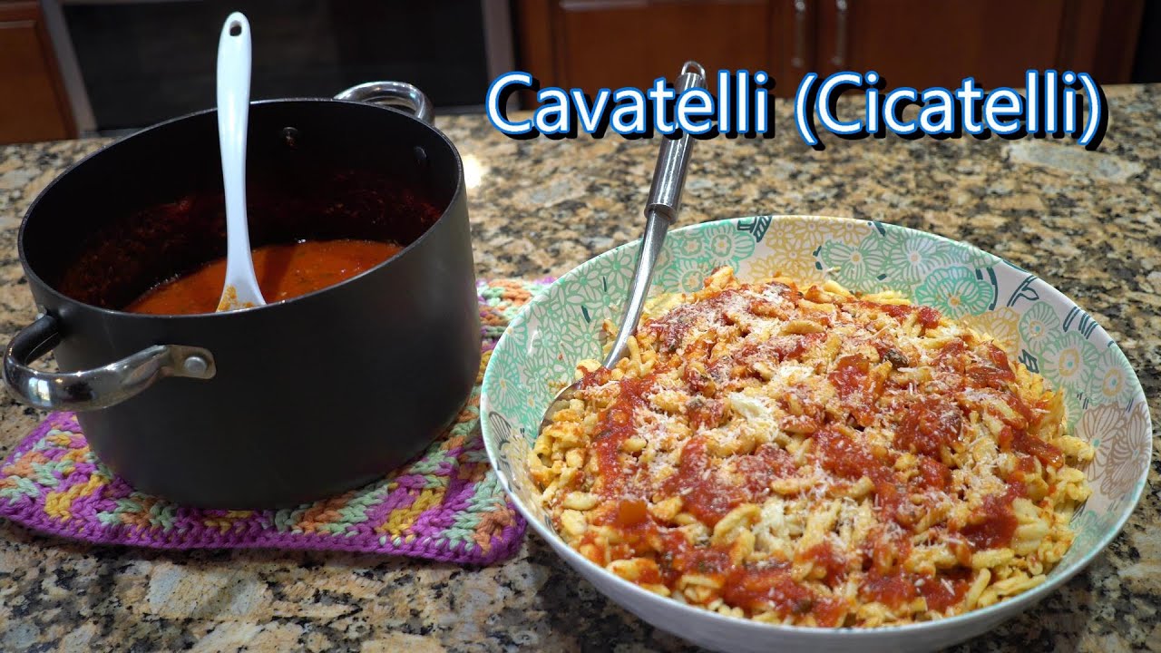 Italian Grandma Makes Cavatelli (Cicatelli) - Italian Food