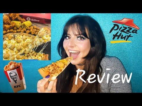 KFC Popcorn Chicken Pizza From Pizza Hut Review - Italian Food