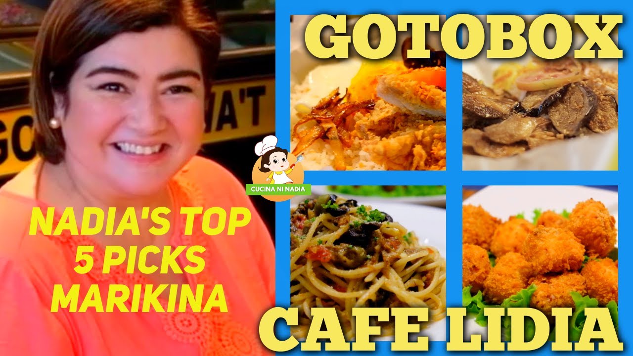 Nadia's Top 5 Picks Marikina ♥️GOTOBOX + CAFE LIDIA - Italian Food