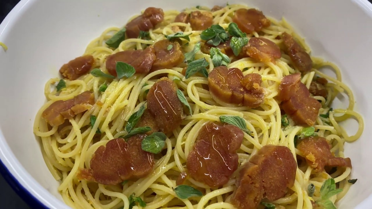 Spaghetti Bottarga: Delicious, Easy & Quick Recipe: "Batrakh", Lemon ...