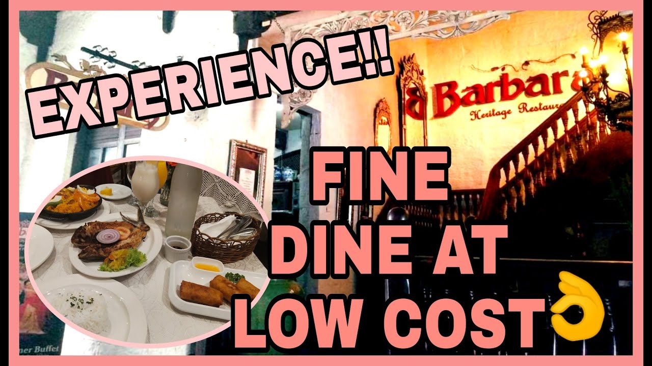 Filipino-Spanish Historical Restaurant in INTRAMUROS manila|BARBARAS ...