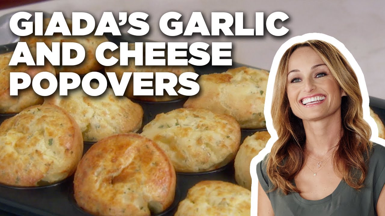 Giada De Laurentiis' Garlic and Cheese Popovers | Giada At Home | Food ...