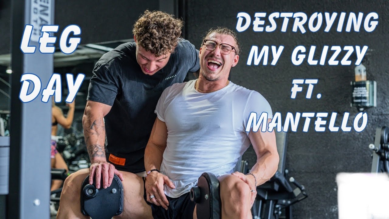 FINALLY HITTING LEGS w/ Anthony Mantello * popped his nut * - Italian Food