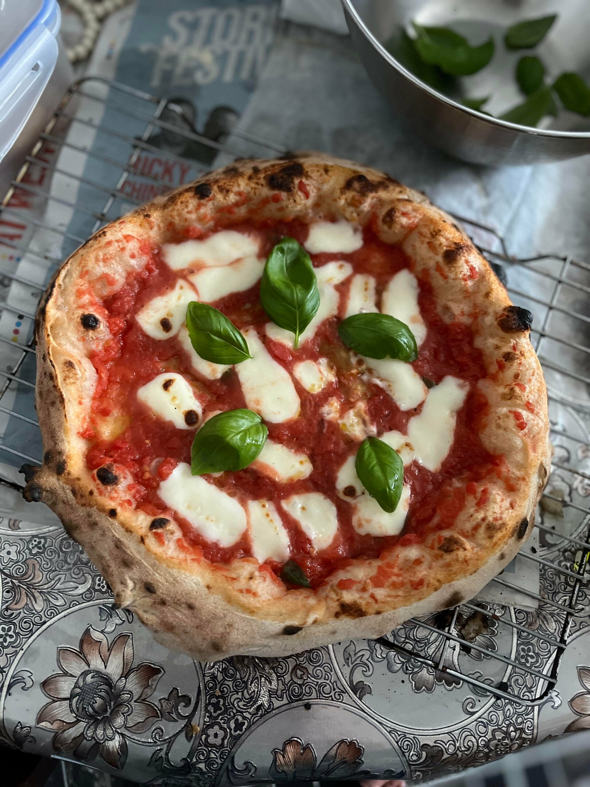 Vito’s double fermented poolish 70% hydration in Ooni Fyra!! 😍 ...