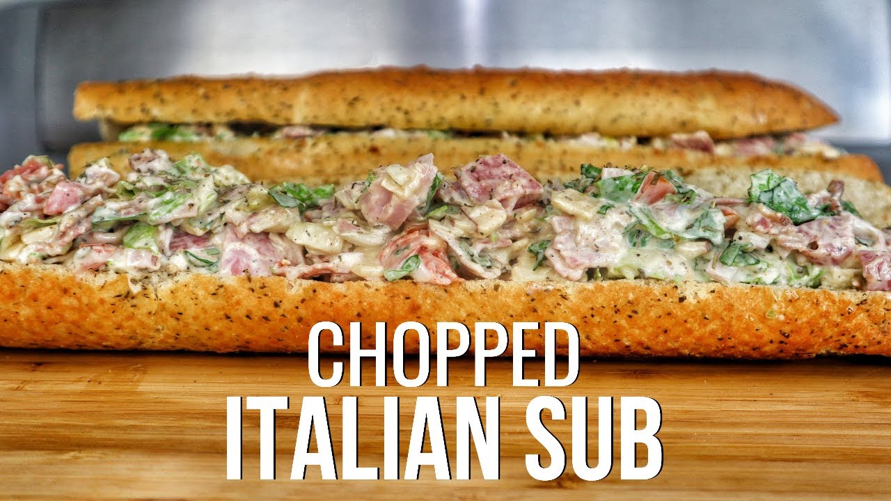 Chopped Italian sub sandwich goes viral on TikTok - Italian Food
