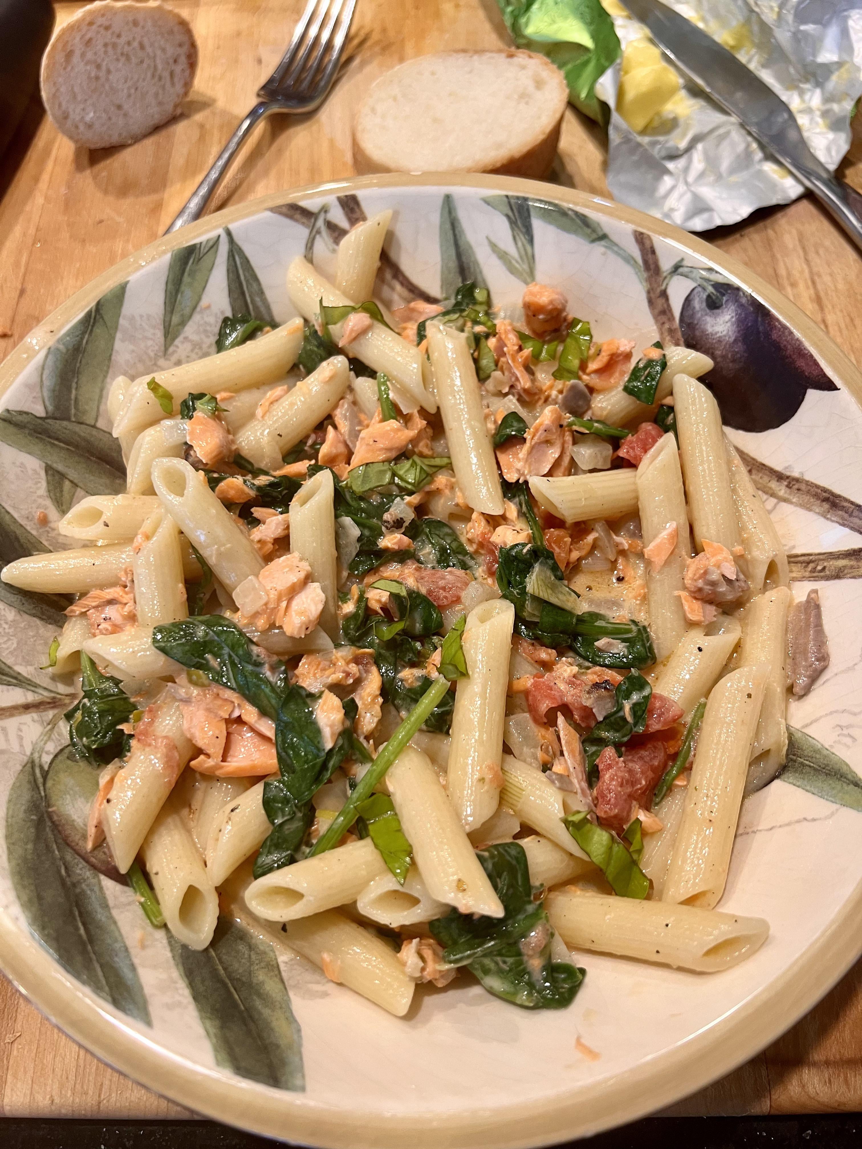 Leftover salmon? No problem. - Italian Food