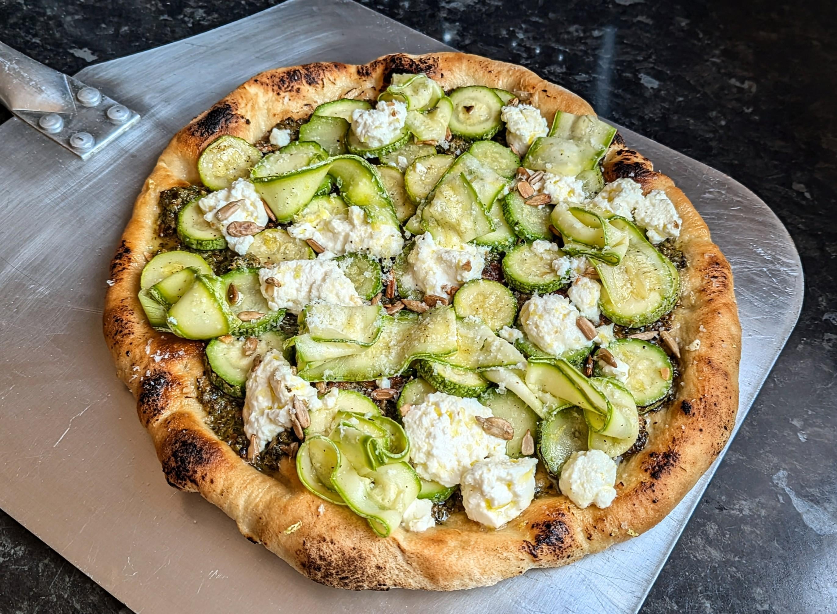 Something for summer. Beautiful courgettes, homemade ricotta ...