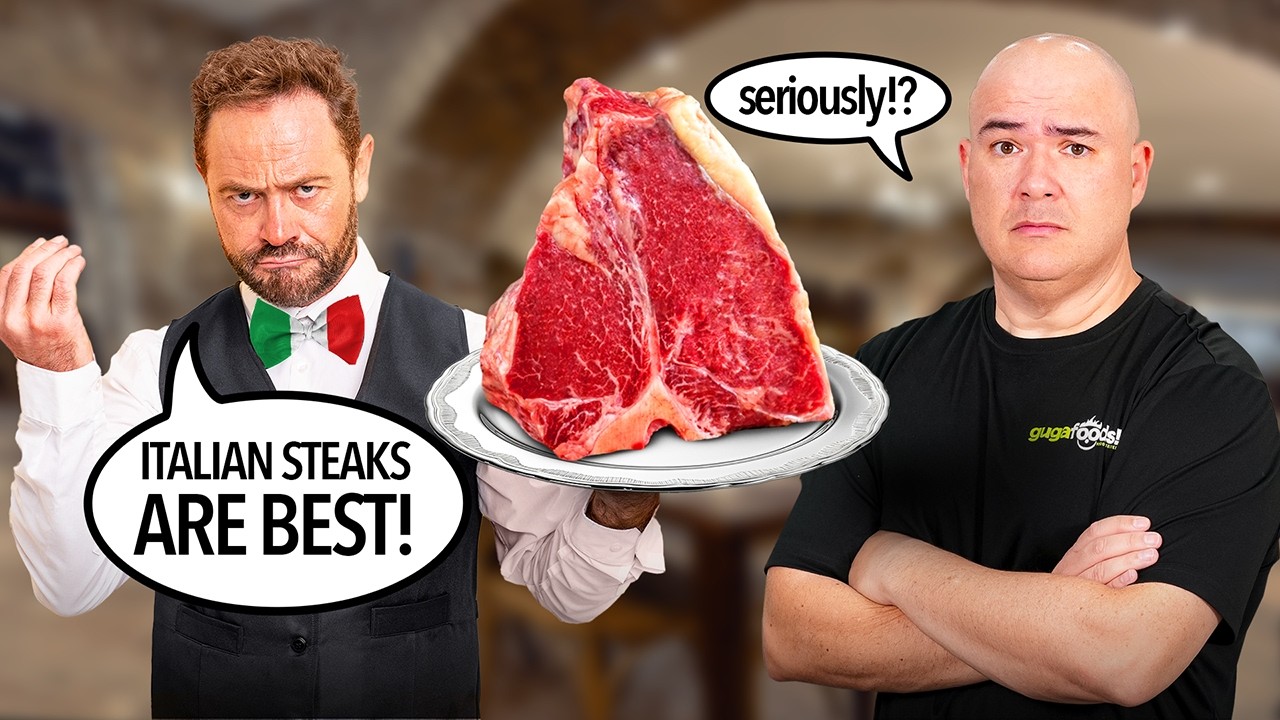 Schooling Italian Master Chefs on Steaks! - Italian Food