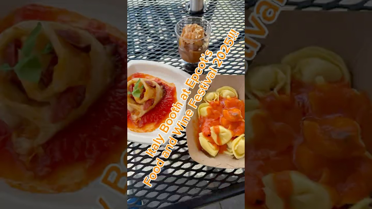 Italy Booth at Epcot’s Food and Wine Festival 2025!!! #waltdisneyworld ...