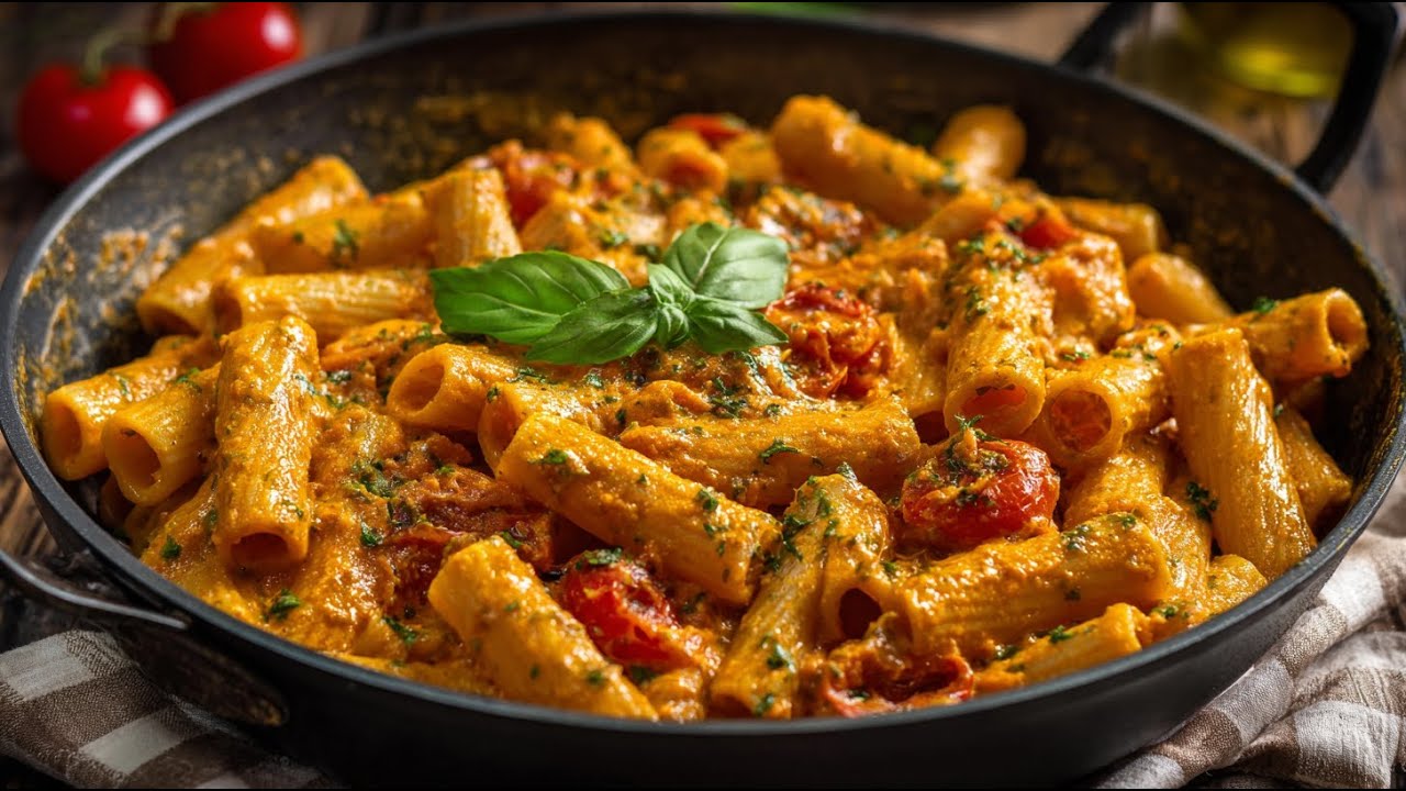 The Famous Portofino Pasta! Restaurant Quality Pasta in 5 Minutes! Easy ...