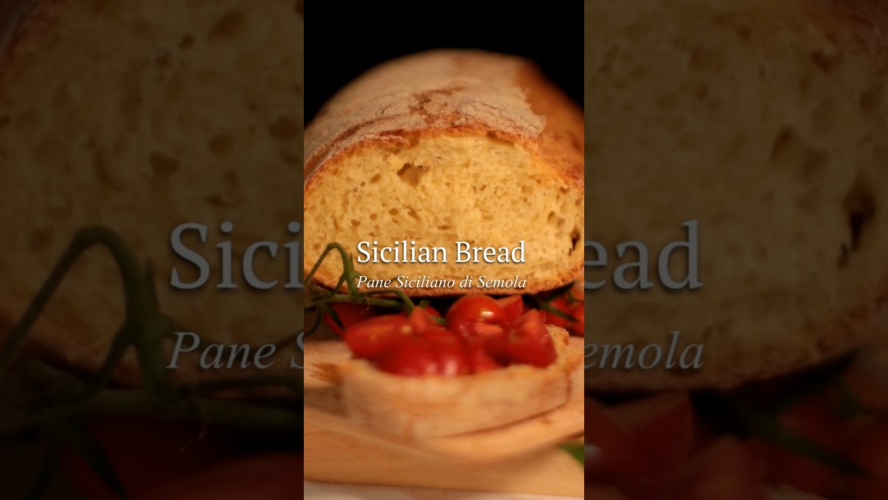 Pane Siciliano di Semola con Lievito Madre - Italian Food