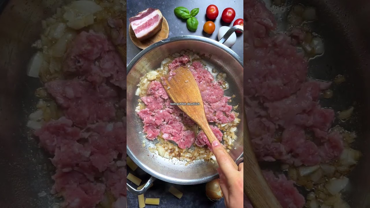 Pasta Alla Zozzona - original Pasta Rezept aus Rom mit Guanciale ...