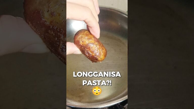 I Made Pasta Using Longganisa #localingredients - Italian Food