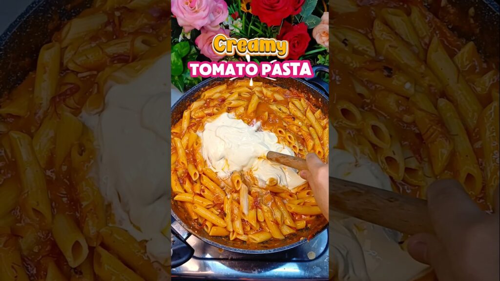 CREAMY TOMATO PENNE PASTA RECIPE #food #cooking #filipinofood - Italian ...