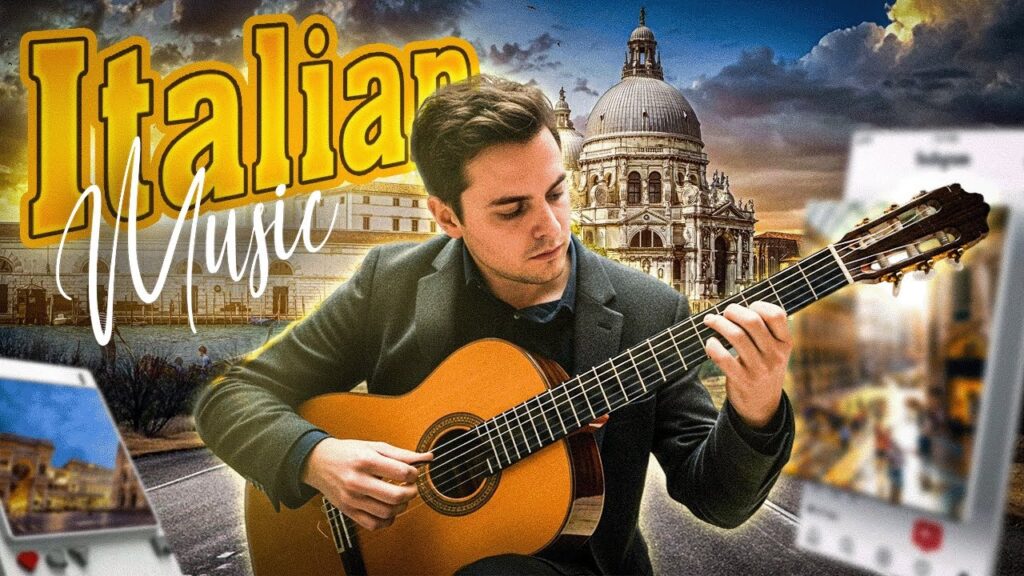 🎶 Italian Vibes & Mediterranean Guitar 🎶 3+ Hours Scenic Italy ...