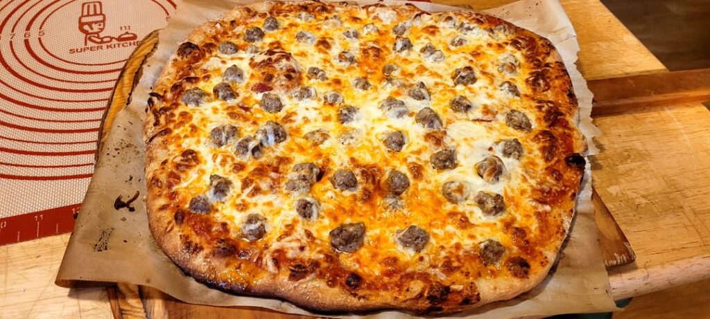 15 in high protein pie. 5-day cold ferment. - Italian Food