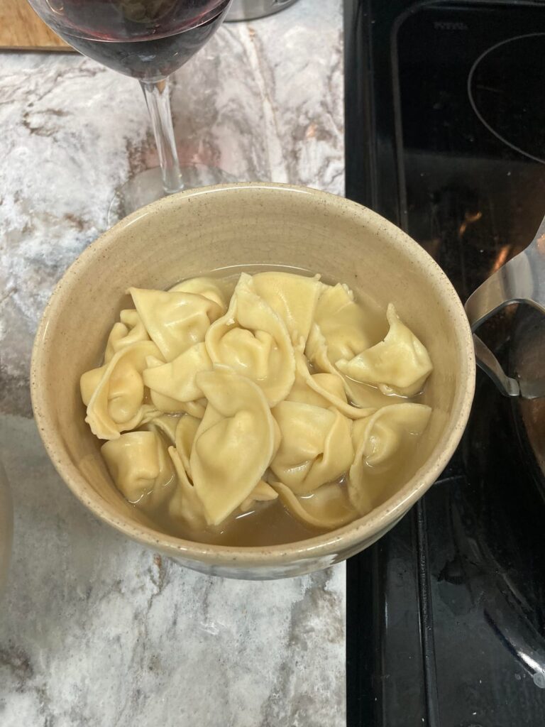 Cappelletti in brodo from scratch - Italian Food