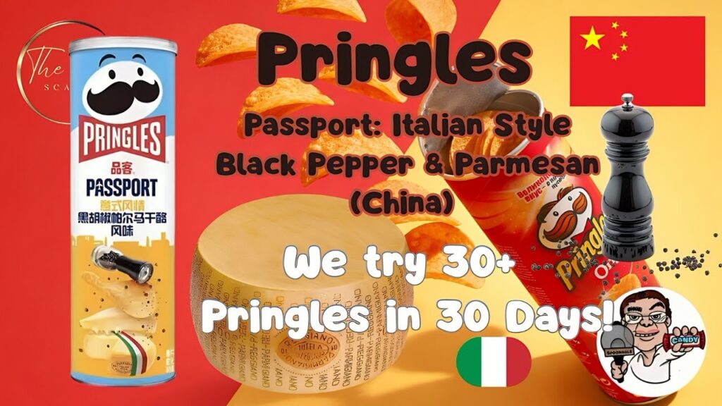 🧀Pringles Passport: Italian Style Black Pepper & Parmesan Cheese (China ...