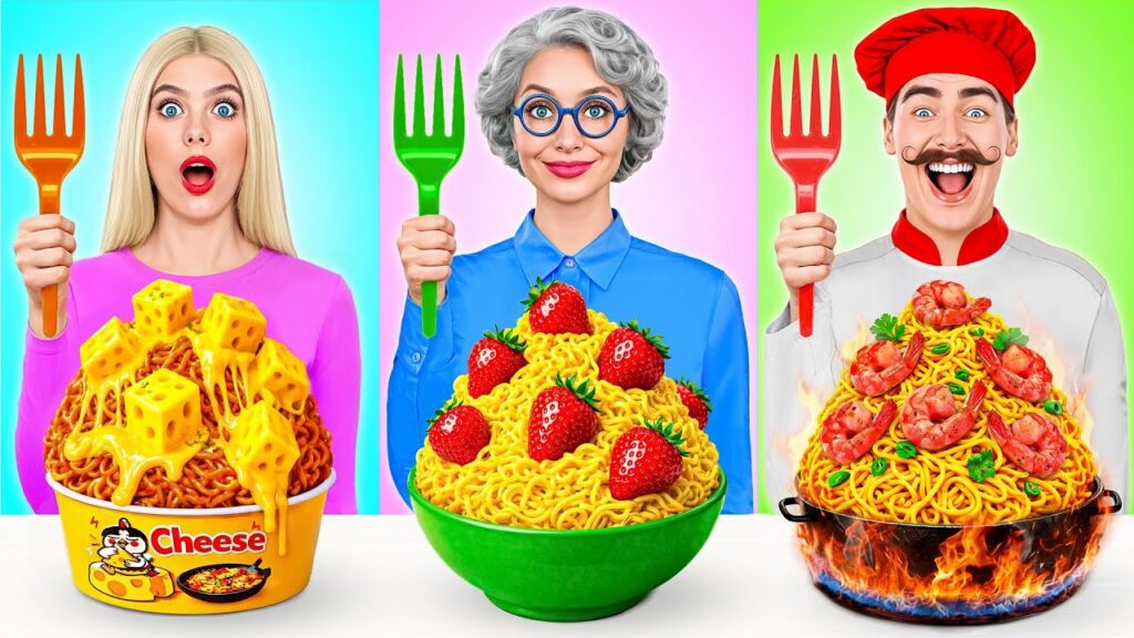 Me vs Grandma Cooking Challenge | Smart Food Ideas by Multi DO ...